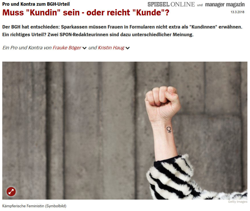 Generisches Maskulinum