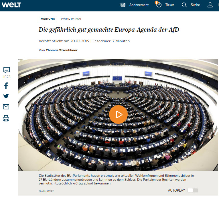 AfD: EU-Wahlprogramm